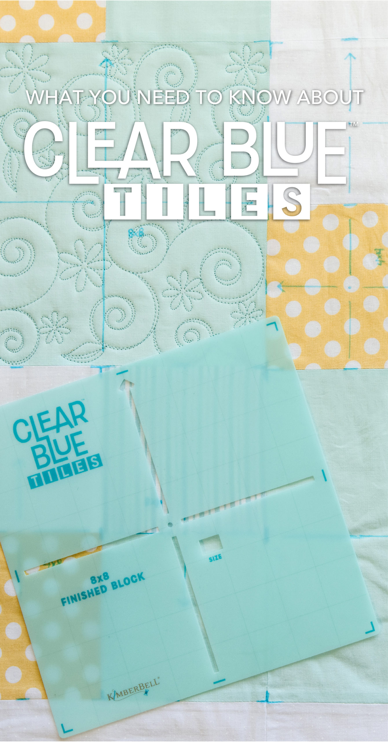 Kimberbell Clear Blue Tile Workshop : Bonnies Sewing Center