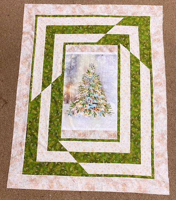 Fractured Tree Panel Quilt : Bonnies Sewing Center